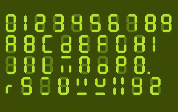 7 segments | FontStruct